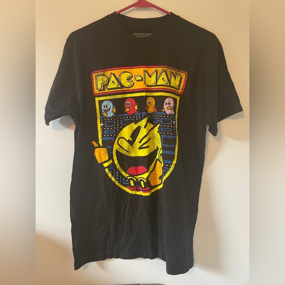 Shirts | Pacman Graphic Black Tshirt | Poshmark
